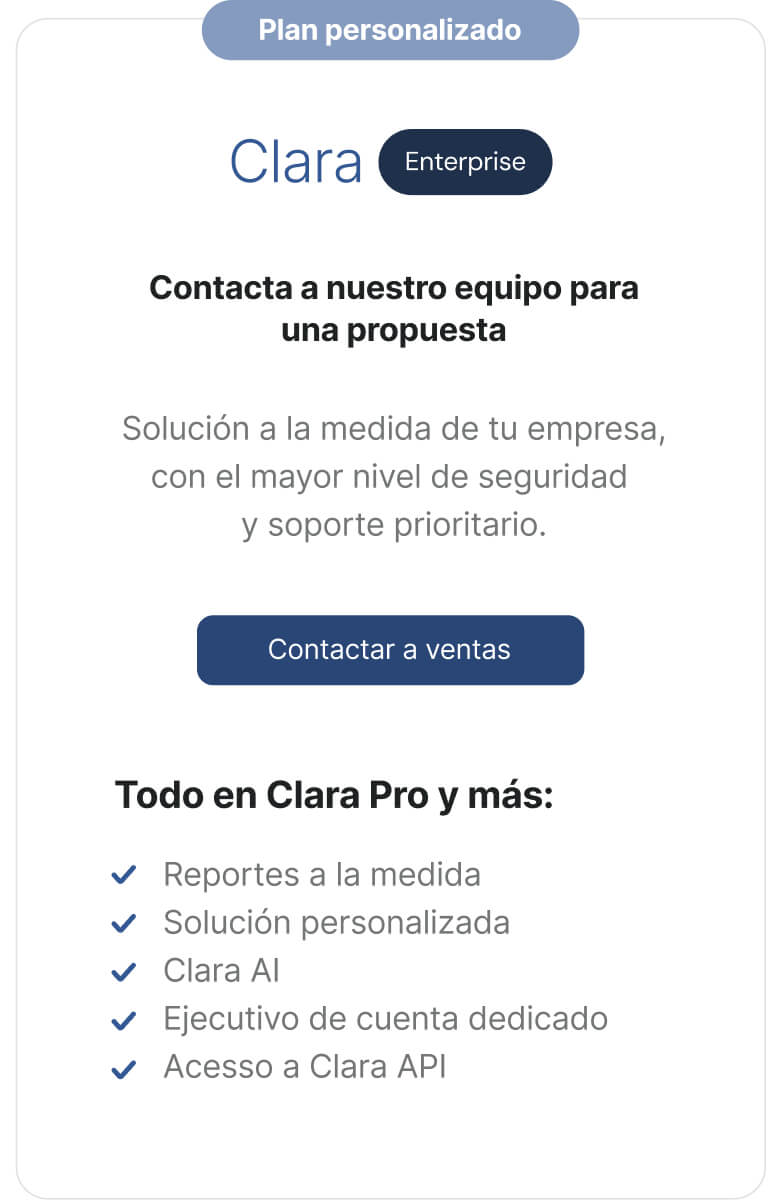 Encuentra el plan perfecto de Clara