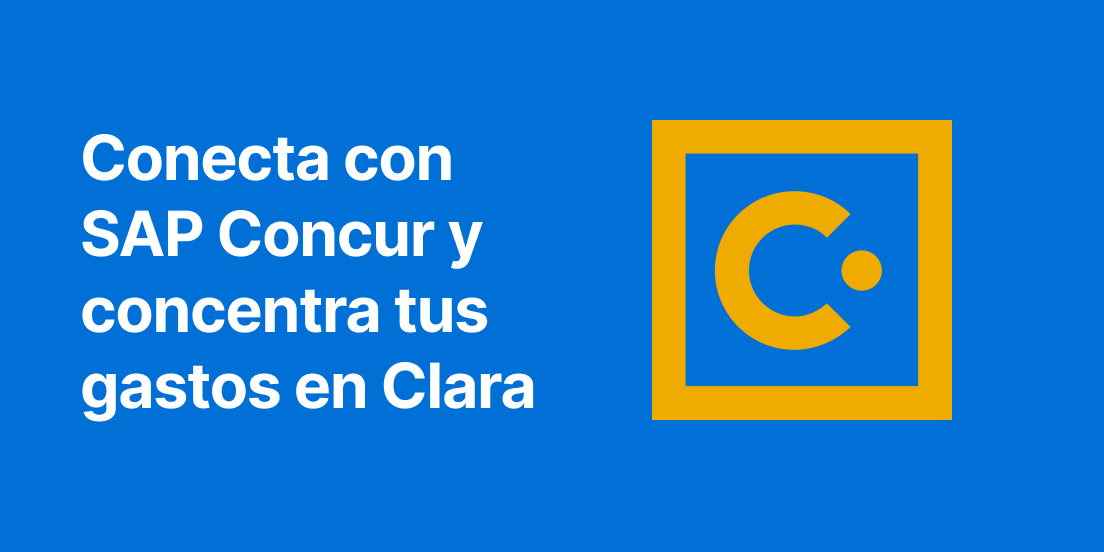 ¡Adiós a la entrada manual de gastos! Integra SAP Concur con Clara
